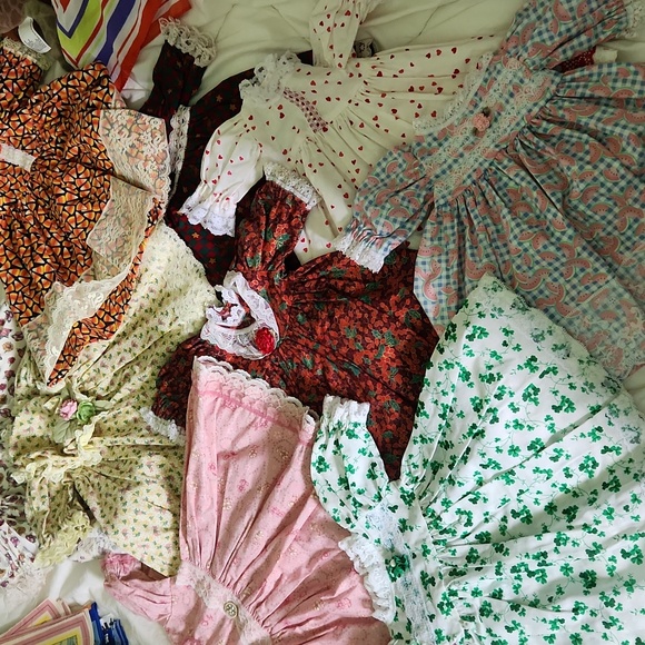 Handmade | Toys | 9 Handmade Lg Doll Dresses | Poshmark